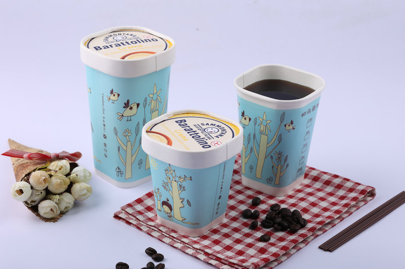 Square paper cup - PT Best Packaging Technology